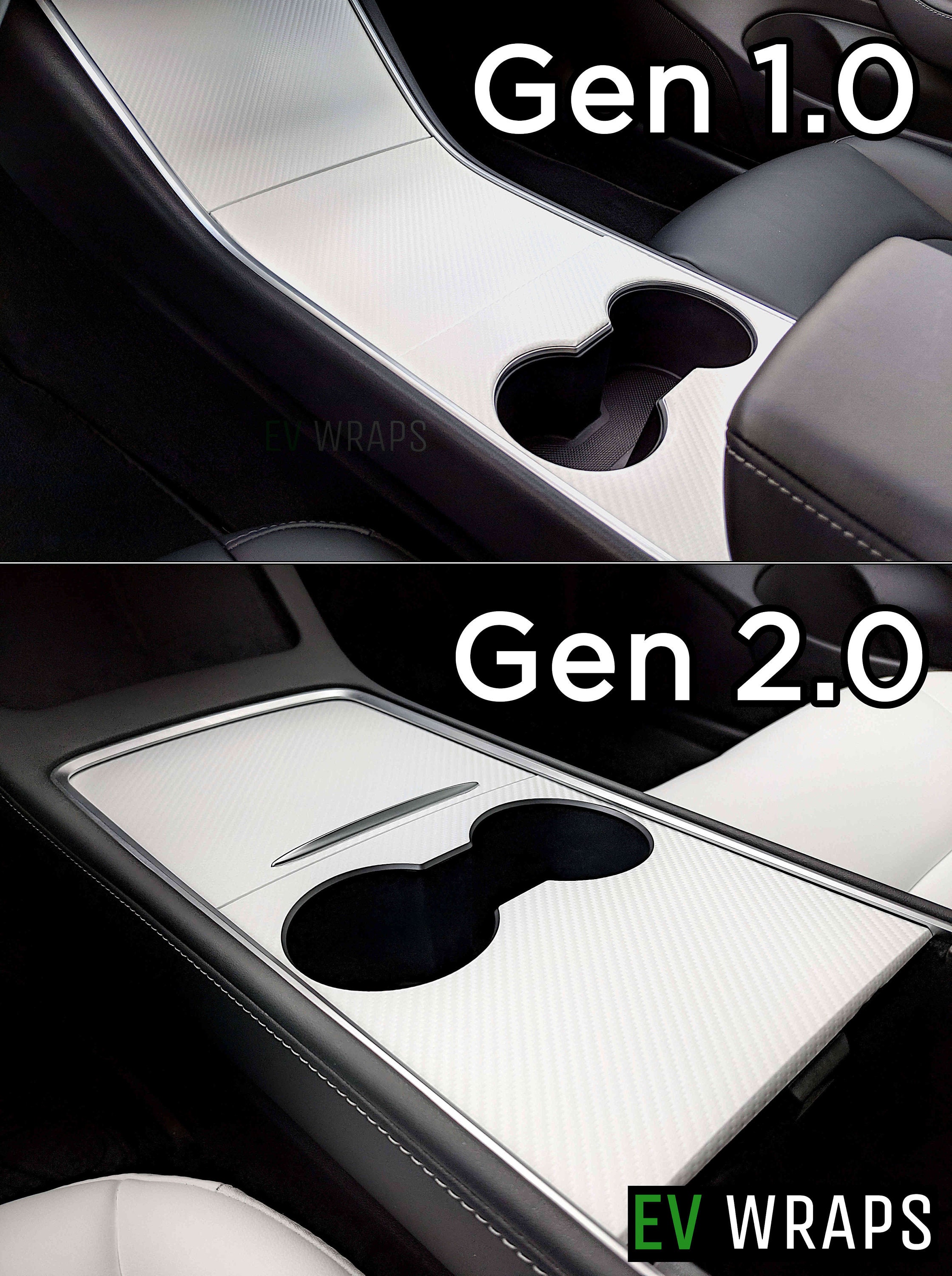 Model 3 / Model Y Center Console Wrap | Etsy