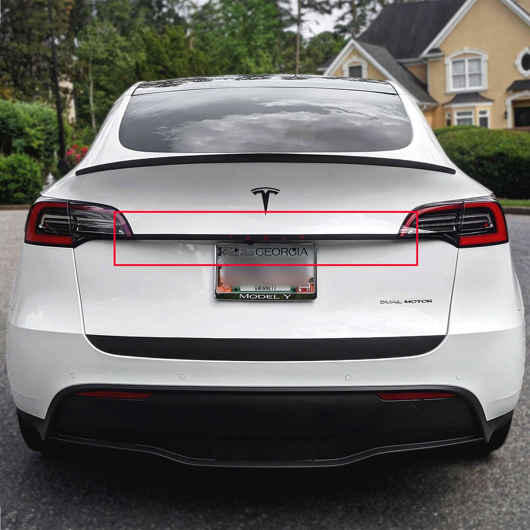 Model Y Trunk Applique Wrap - Etsy