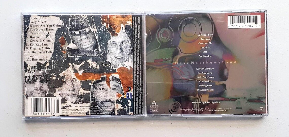 2 CD Lot - Dave Matthews Band - Busted Stuff/crash NM/VG++ - Etsy