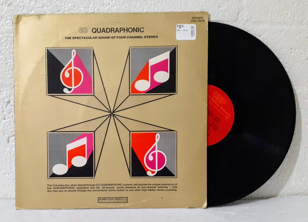SQ Quadraphonic, the Spectacular Sound of Four Channel Stereo vinyl LP ...