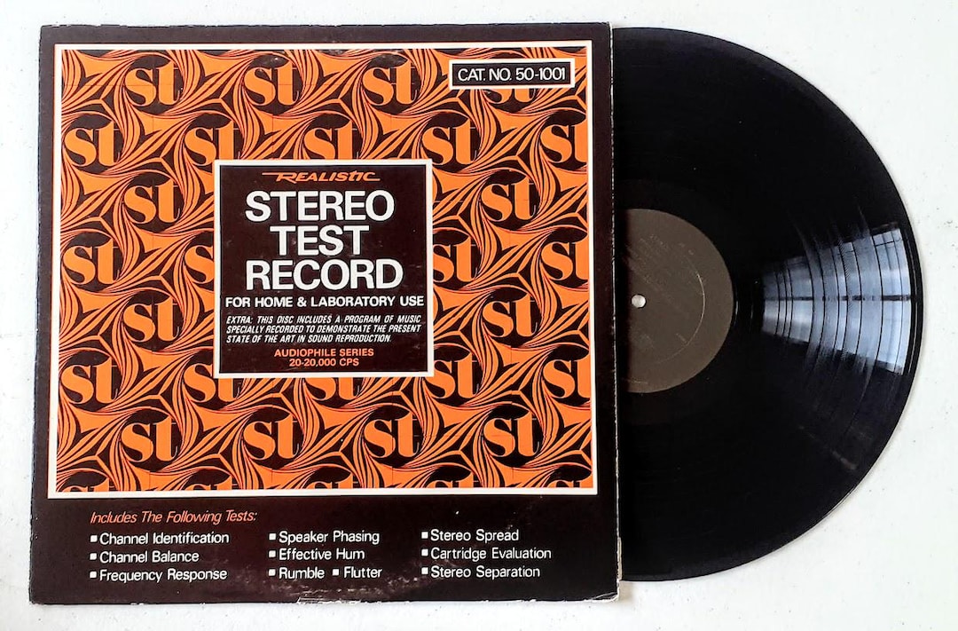 Realistic Stereo Test Record 1963 realistic 50-1001 Vinyl LP NM - Etsy