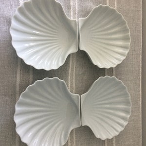 Shell Seafood Starter Plates, Set of Four, Tradition CNP, French ...