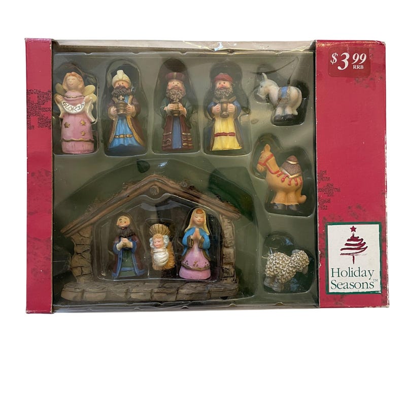 Tiny Mini Nativity Sets - Etsy