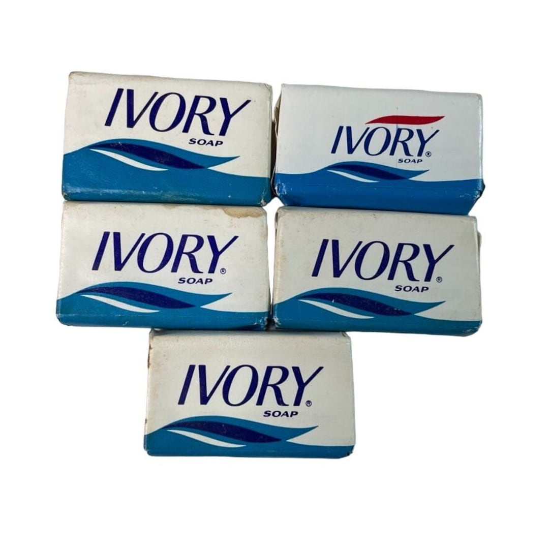 Lot 5 Vintage Hotel Motel Travel Mini Sized Ivory Soap Bath Body Bars U ...