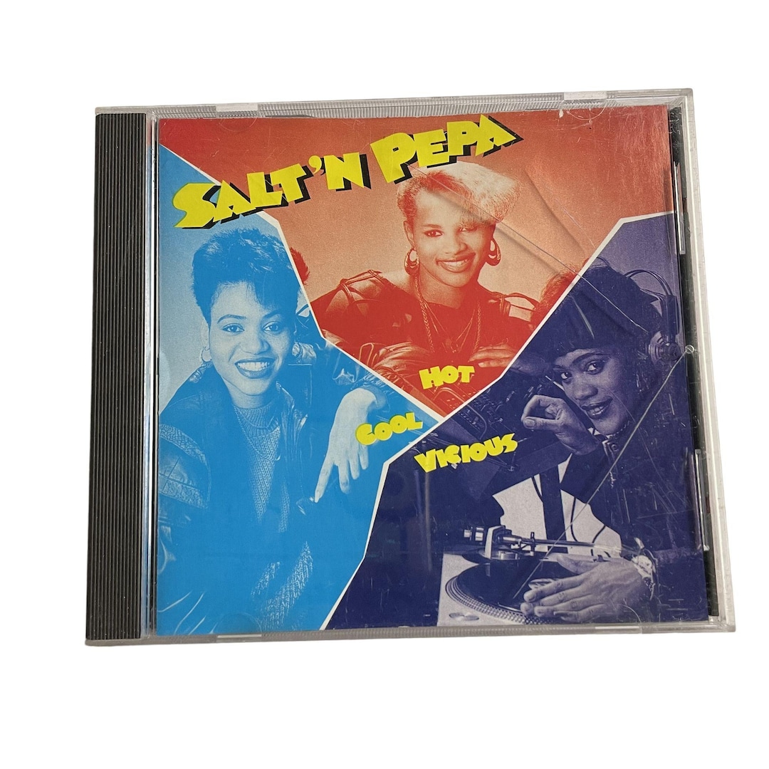 Hot Cool Vicious Salt N Pepa Hip Hop Audio Music CD 1988 U 9 Tracks - Etsy