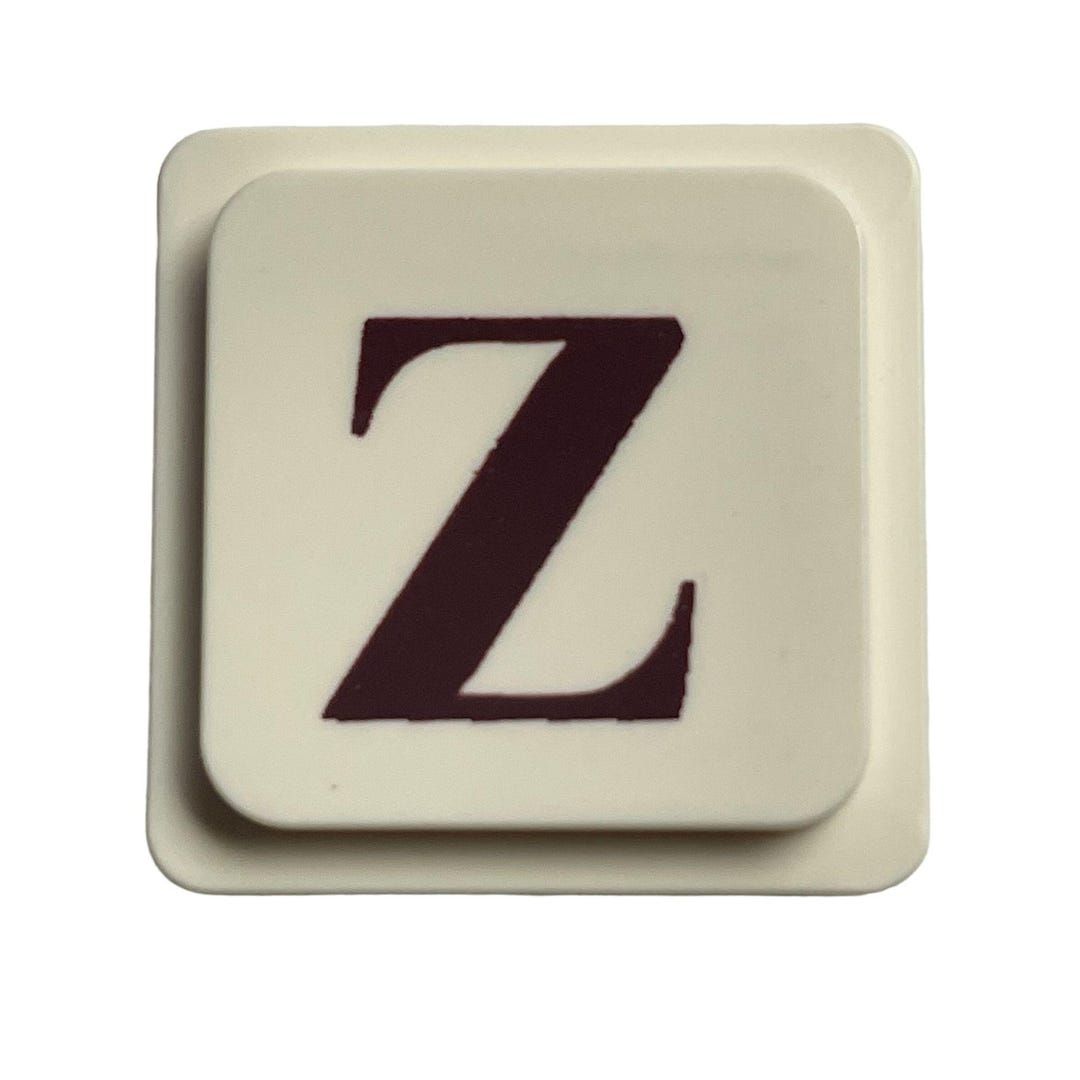 Upwords 3D Letter Z Tile Replacement Stacking Word Game Piece 1988 ...