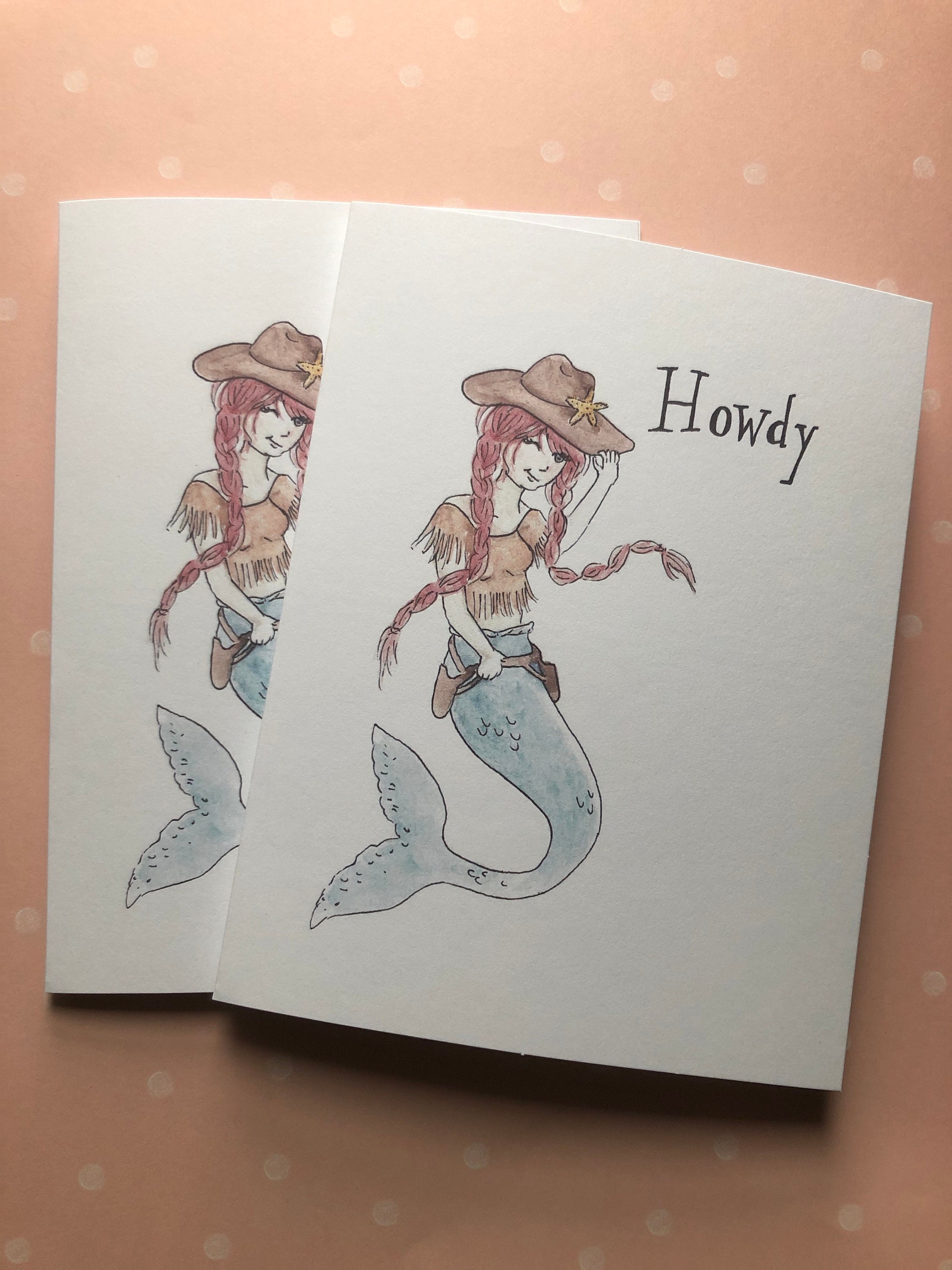 Cowgirl Mermaid - Etsy