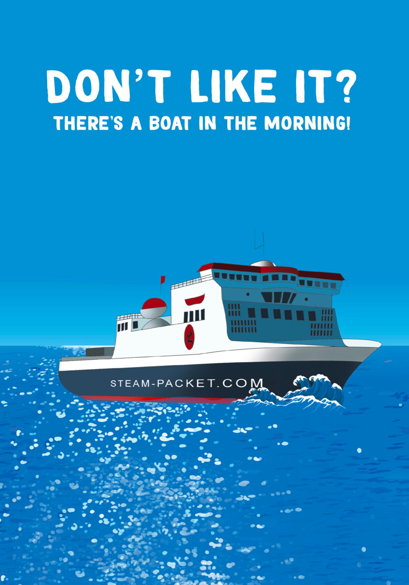 There's A Boat in the Morning Greeting Card - Etsy