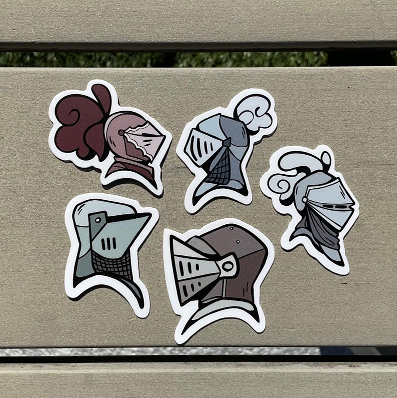 Knight Stickers - Etsy