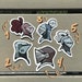 Knight Stickers - Etsy