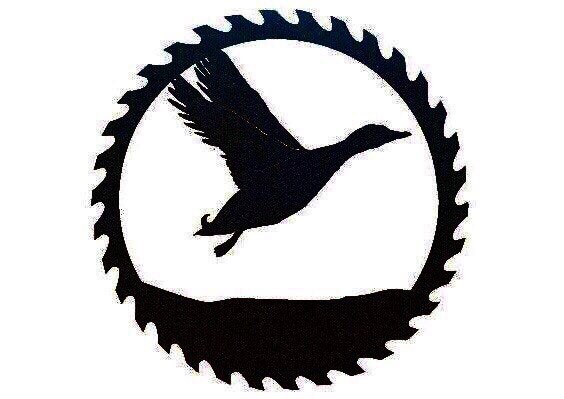 Duck Sawblade Metal Wall Art - Etsy