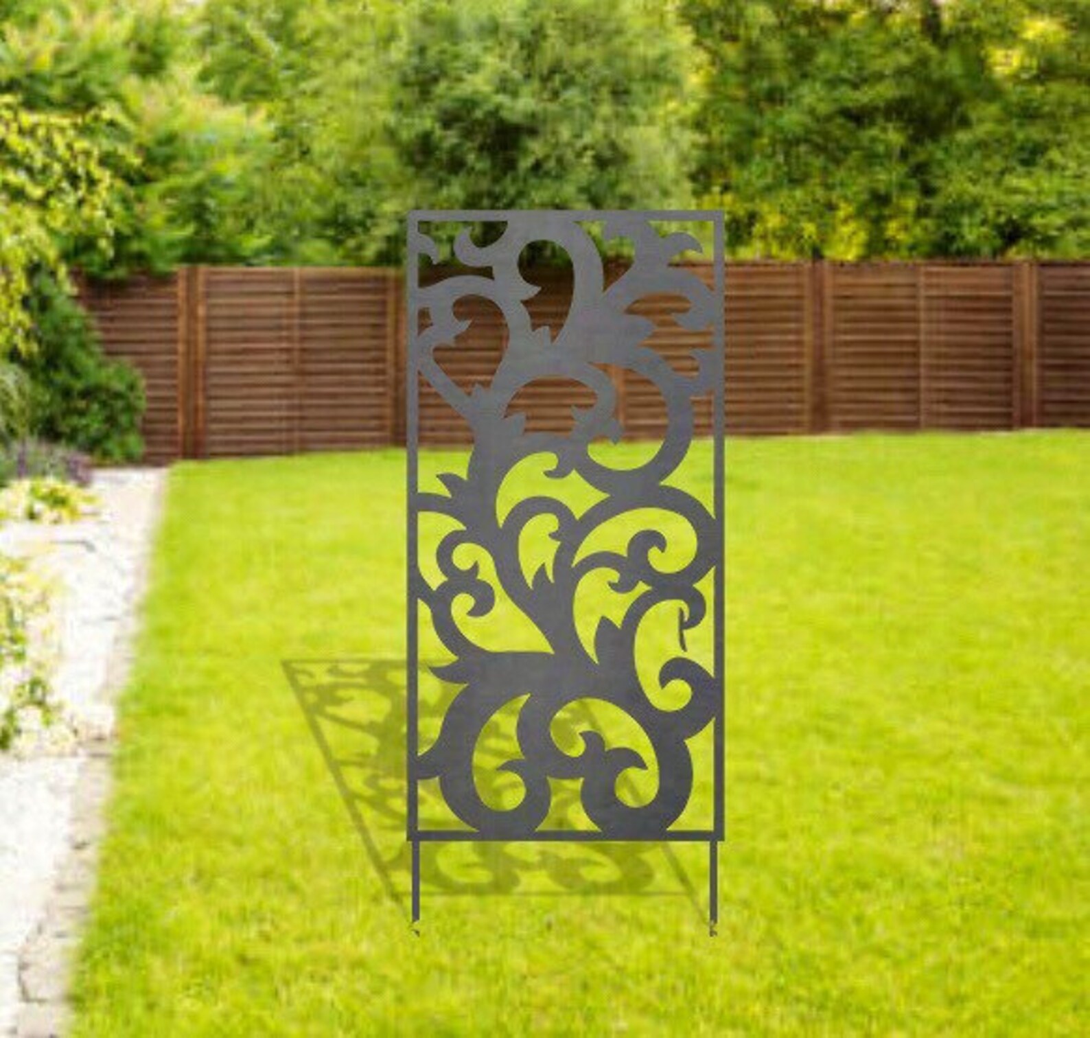 Bray Metal Trellis/privacy Screen - Etsy