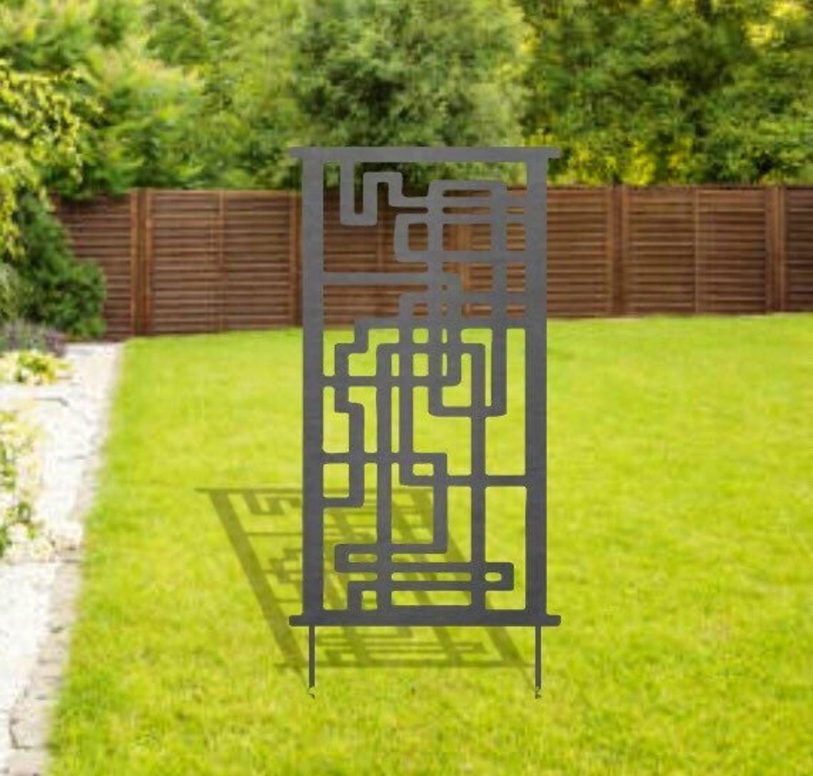 Arcadia Metal Wall/garden Trellis - Etsy