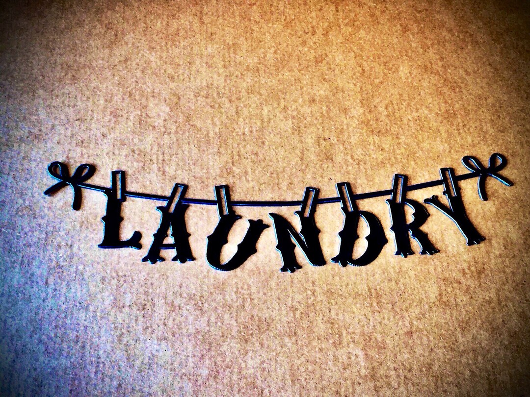 Laundry Room Sign Metal Wall Art - Etsy