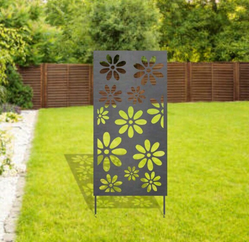 Siena Metal Trellis/privacy Screen | Etsy