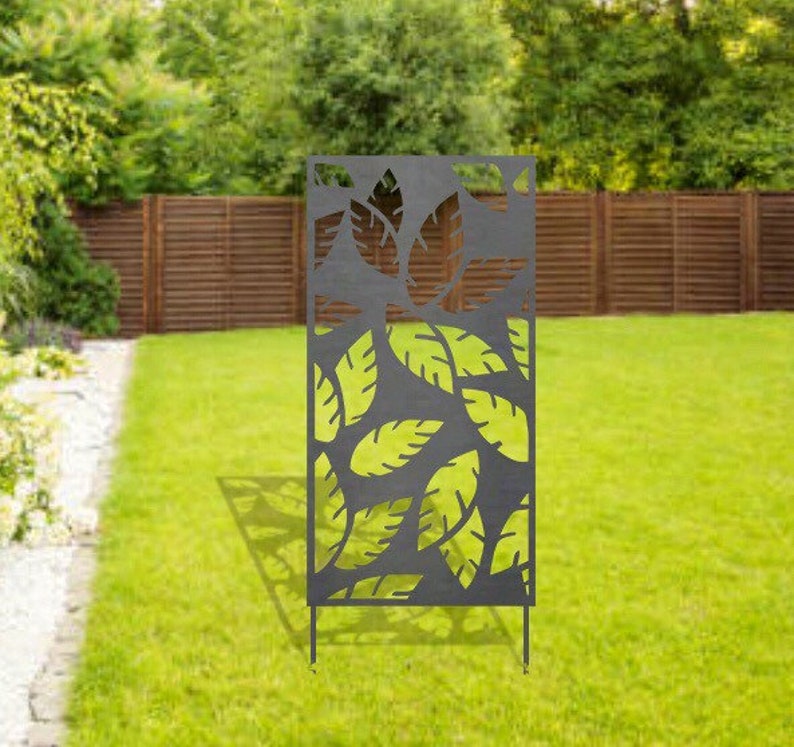 Sorrento Metal Trellis/privacy Screen - Etsy