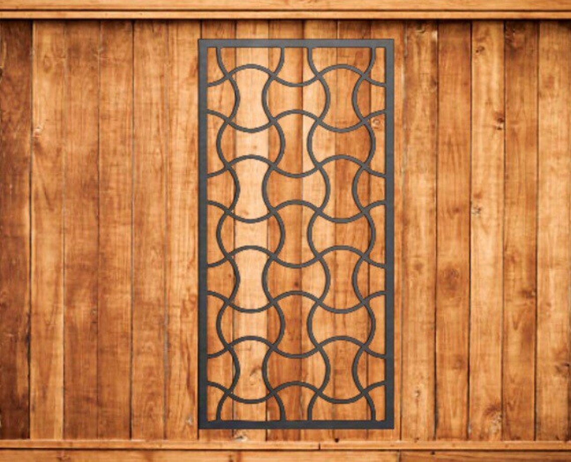 Wavy Metal Trellis/privacy Screen - Etsy