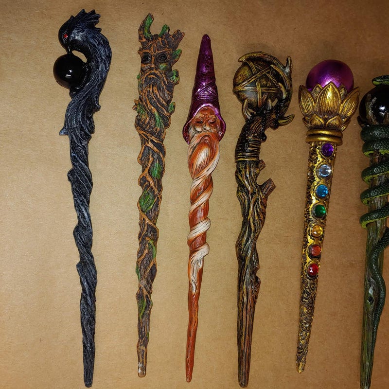 Wiccan Wand - Etsy