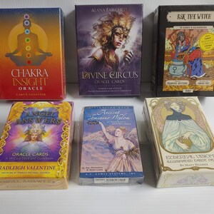 Tarot and Oracle Decks Six Assorted (assortment #1) - Etsy