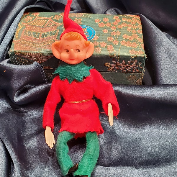 Vintage Elf Figurine - Etsy