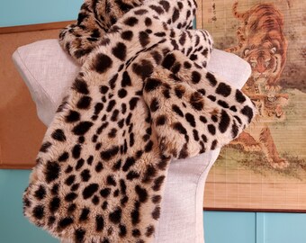 Leopard Print Scarf - Etsy