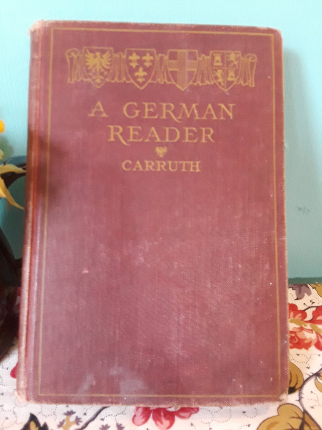 Antique Book, A German Reader by William Herbert Carruth, Ph.d. 1904 - Etsy