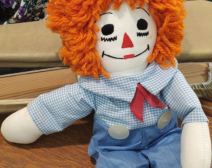 Raggedy Andy Doll - Etsy