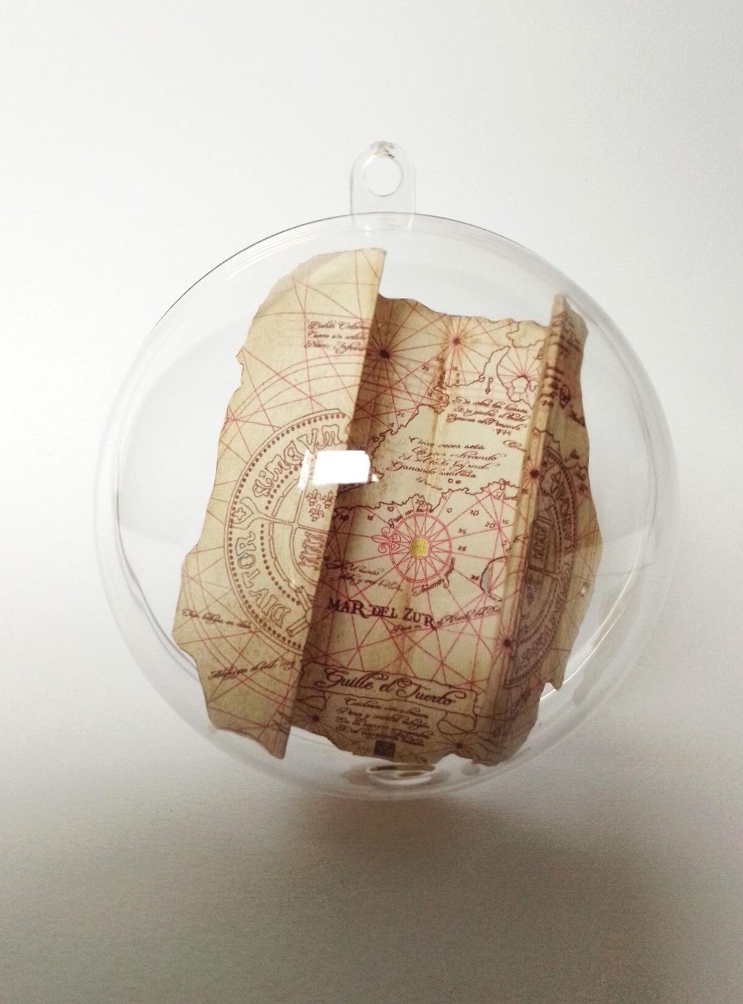 The Goonies Map Christmas Ornament. Contains a Miniature One-eyed Willy ...