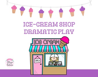 Dramatic / Role Play Ice Cream Shop Stand - Etsy