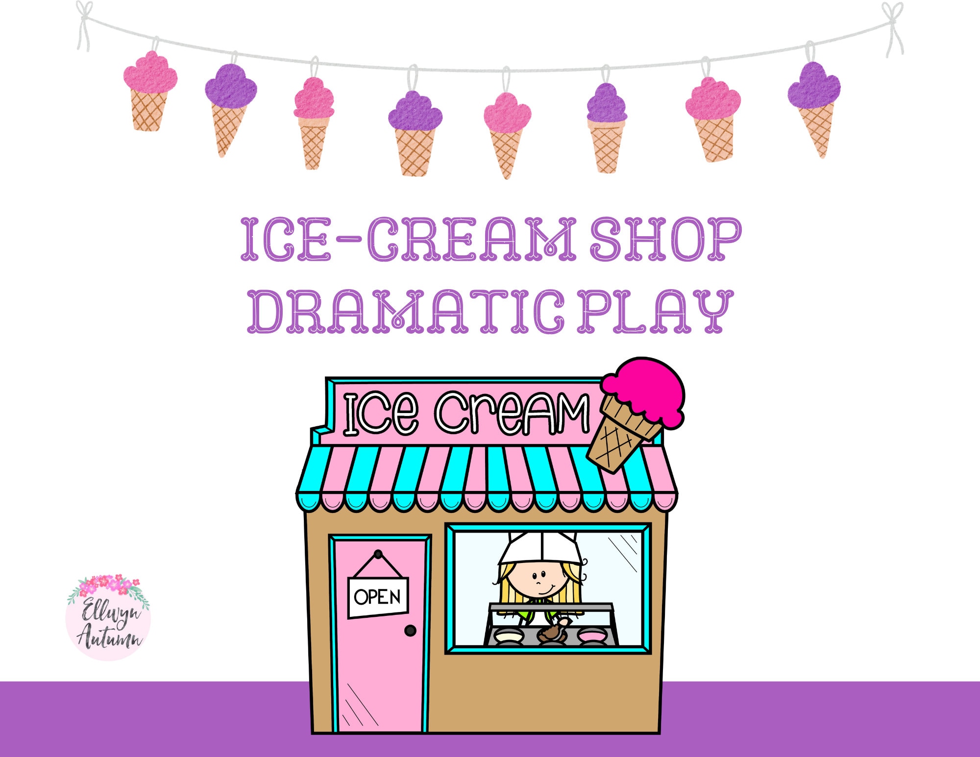 Ice-cream Shop Dramatic Play - Etsy