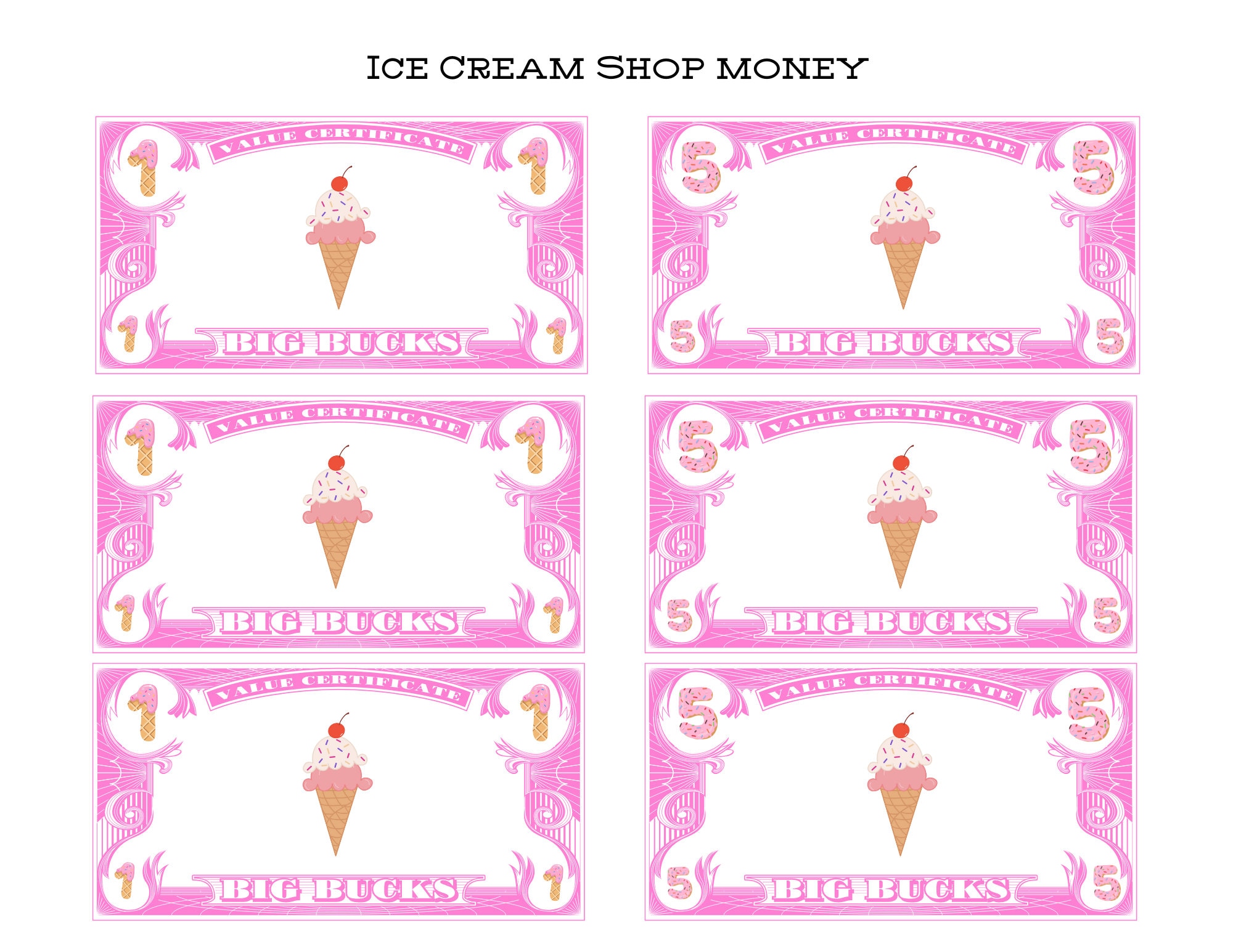 Ice-cream Shop Dramatic Play - Etsy