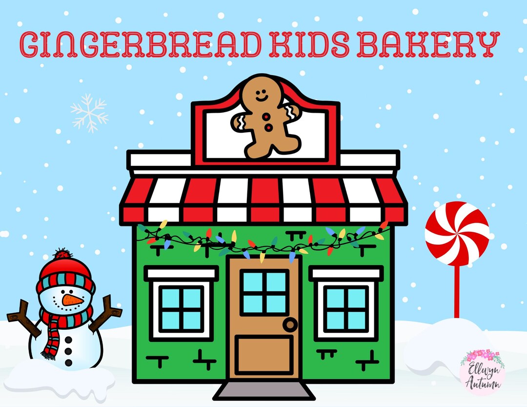 Gingerbread Kids Bakery Dramatic Play - Etsy