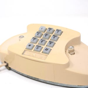 Vintage Beige Touch Tone Princess Telephone - Etsy