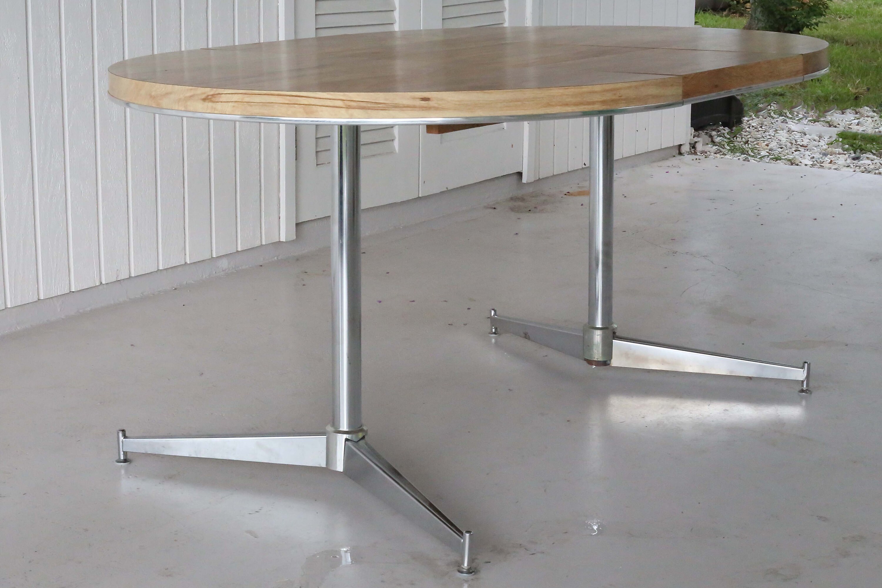 1970's Daystrom Chrome Expandable Dining Table and Chairs | Etsy