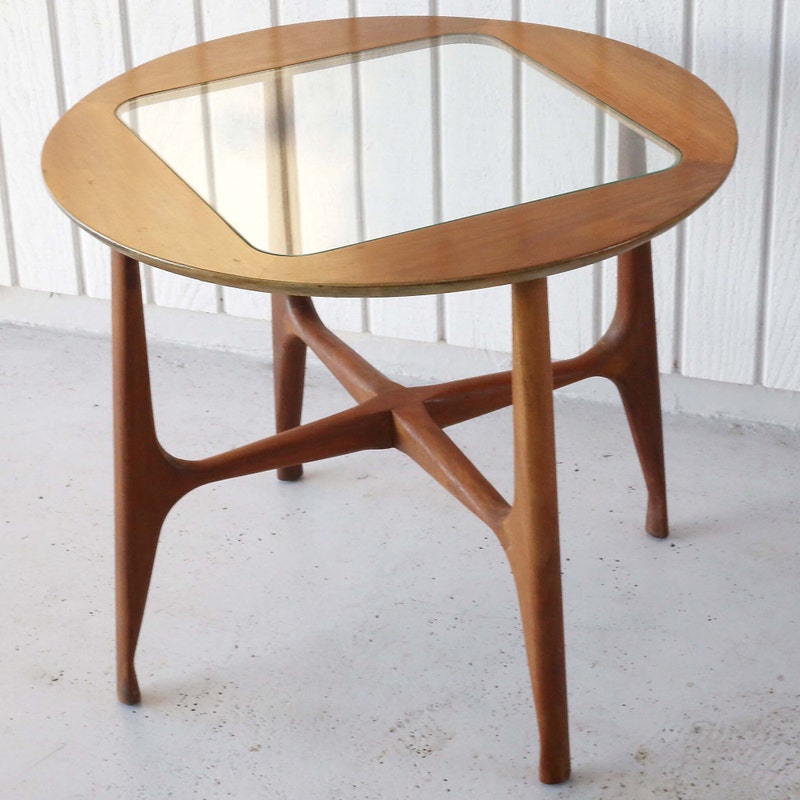 Mid Century Side Table - Etsy