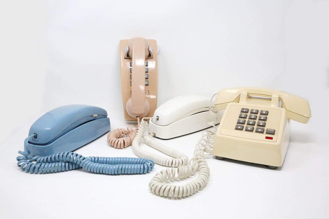 1980's Dusty Pink Western Electric Wall Telephone - Etsy