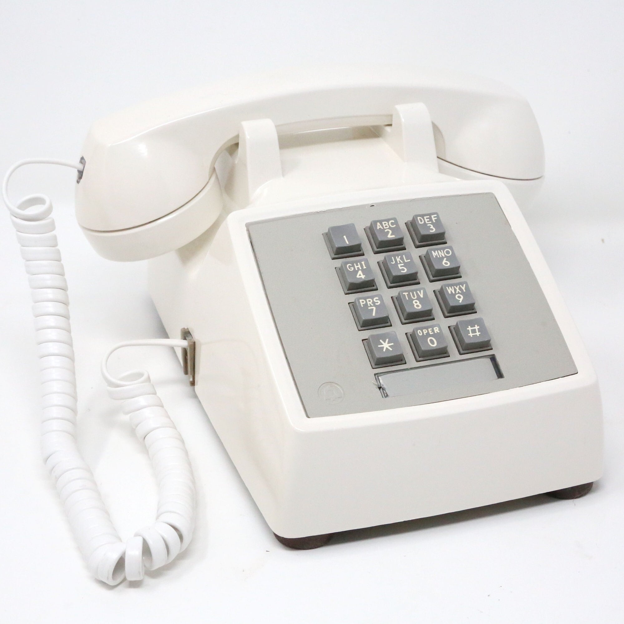 Vintage White Touch-tone Desktop Modular Telephone - Etsy