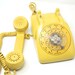 Vintage Yellow Rotary Desktop Modular Telephone - Etsy