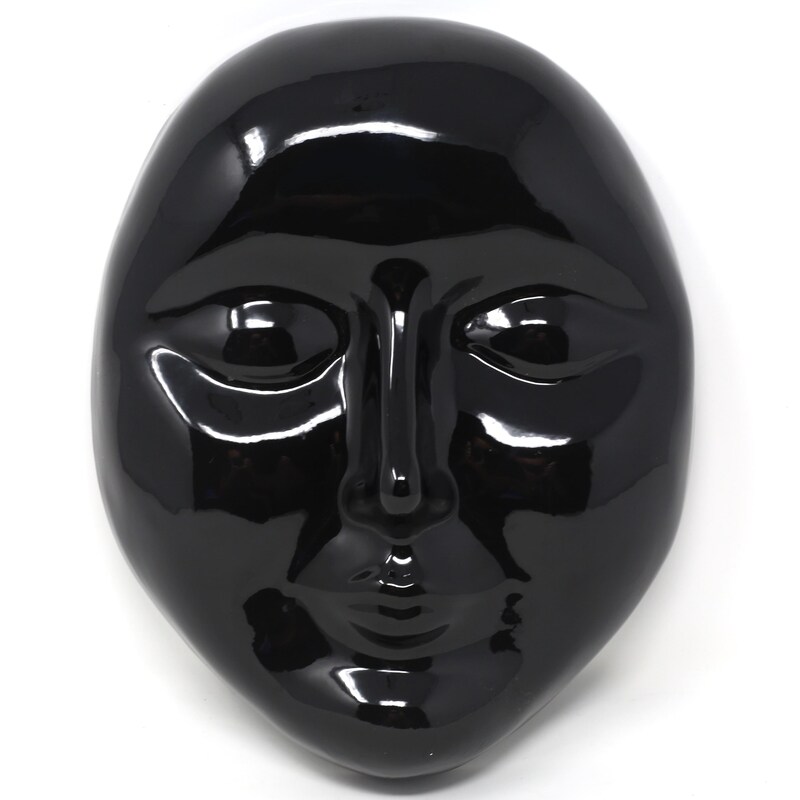 Ceramic Wall Mask - Etsy