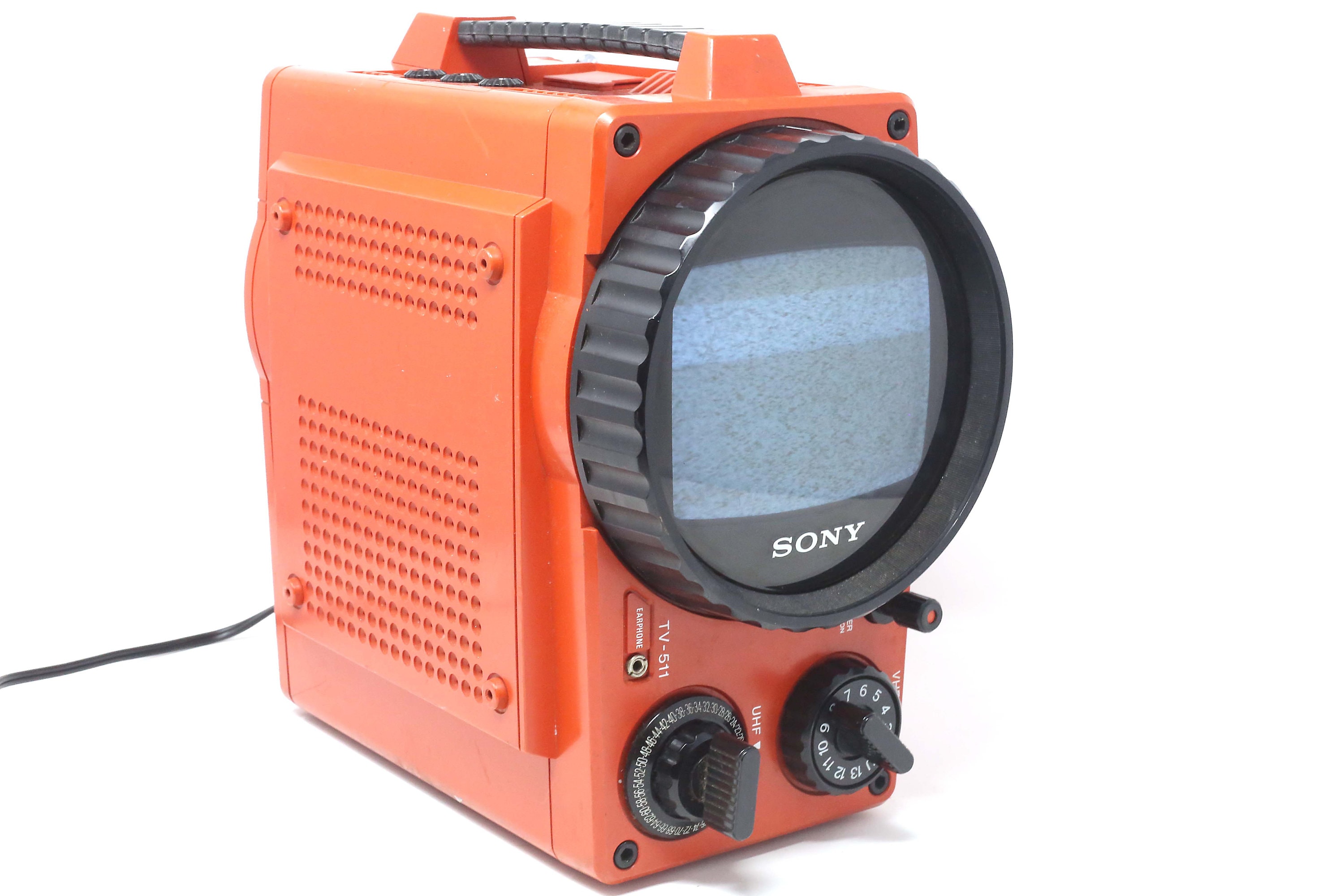 1970's Orange Sony TV-511 Portable Television or Monitor | Etsy