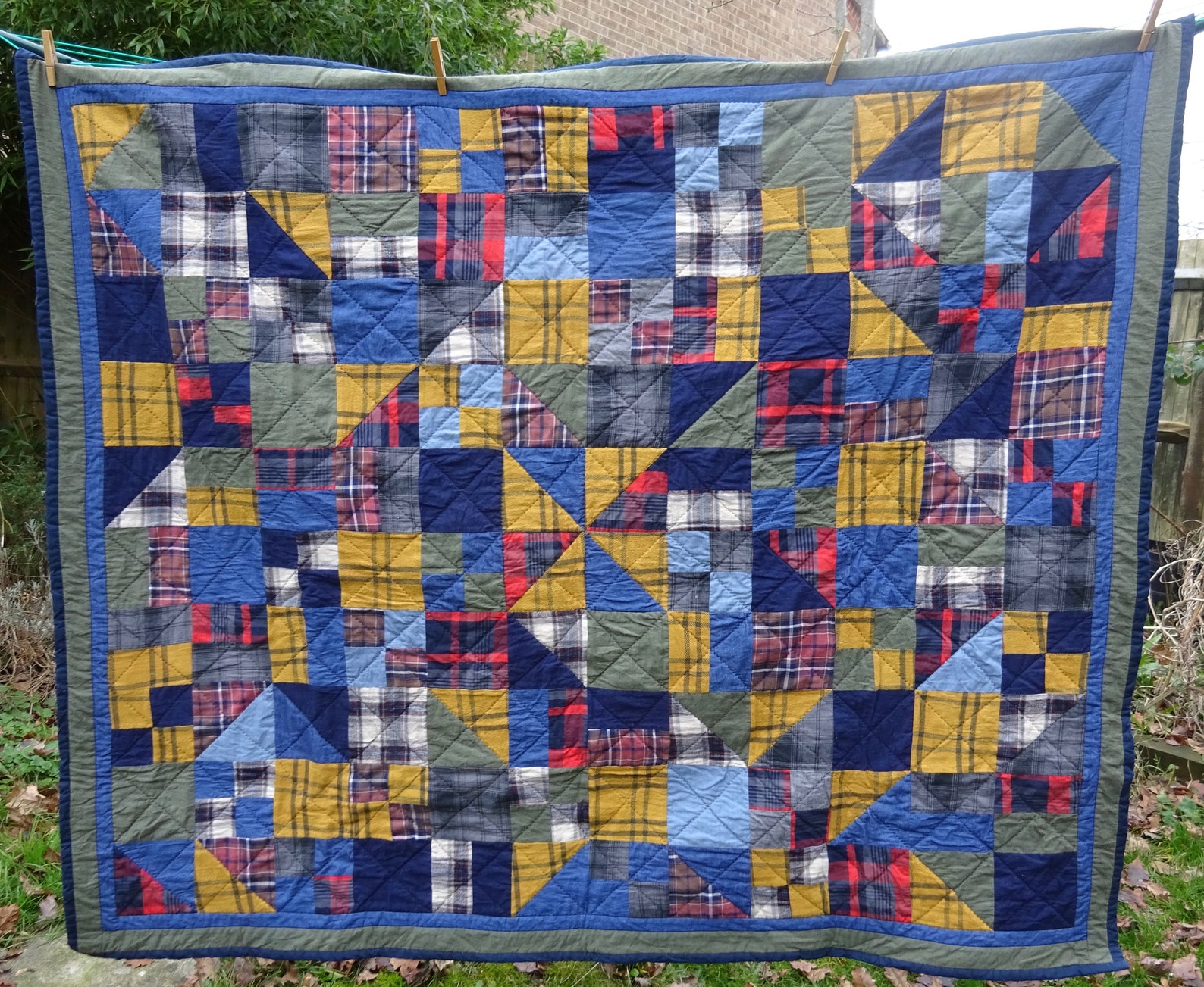 Buy The Welsh Shirty Patchwork Quilt Online in India - Etsy