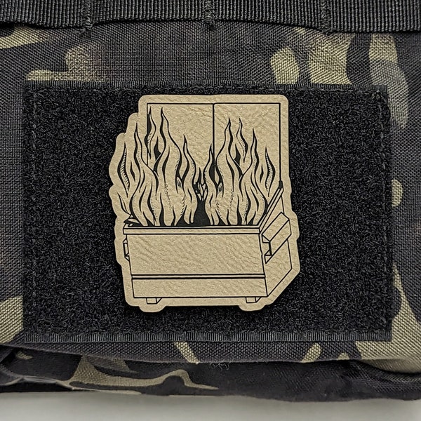 Dumpster Fire Patch - Etsy