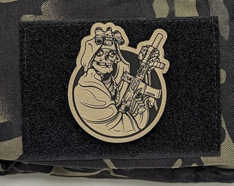 Hockey Goon Black Background Removable Patch - Etsy