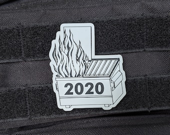 Dumpster Fire Patch - Etsy