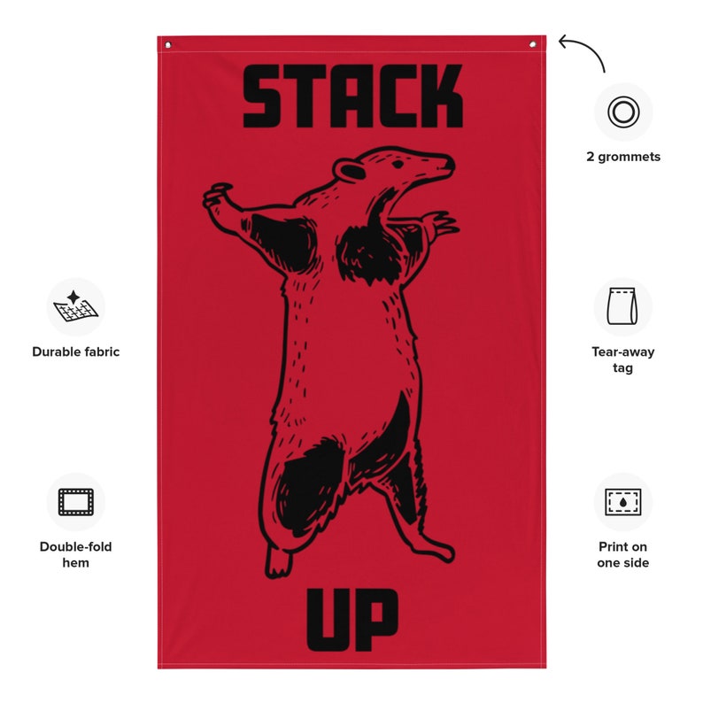 Stack up Anteater Meme Vertical Flag Come at Me Bro Come - Etsy