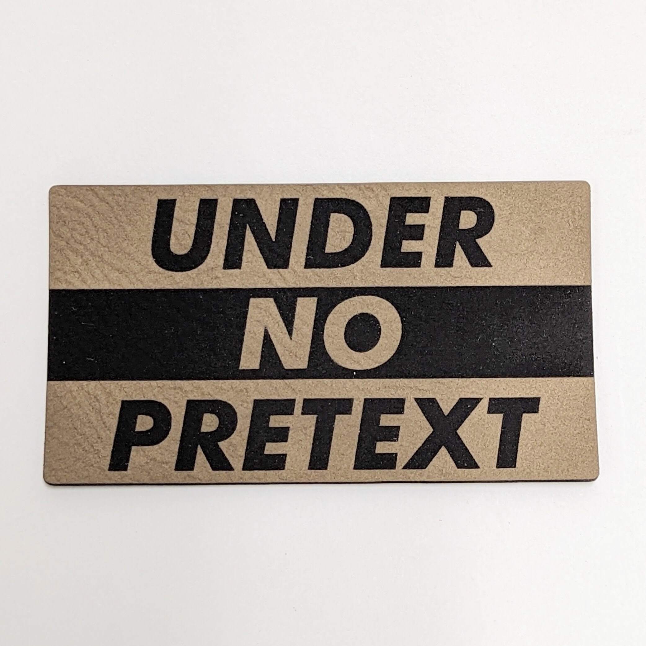 Under No Pretext Leftist Karl Marx Morale Patch for - Etsy UK