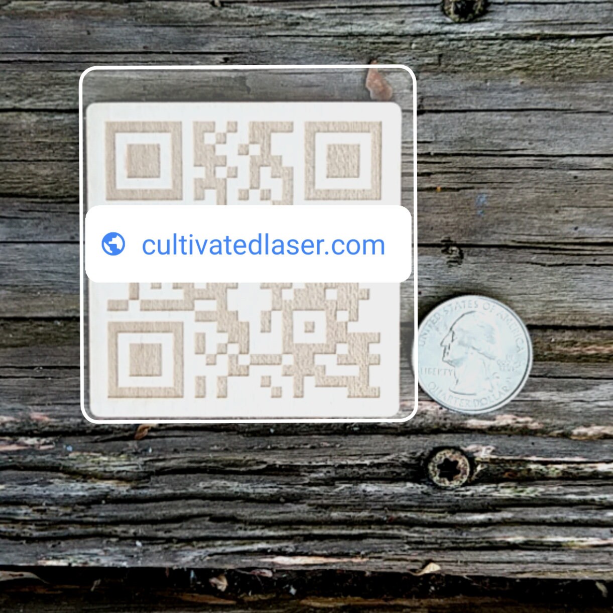 Mini QR Code Holz Sticker Guerrilla Marketing Perfekt für - Etsy.de