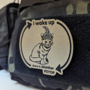 I Wake Up, There is Another Psyop Meme Morale Patch: Tactical Hook and Loop Patch (3x2") - Etsy