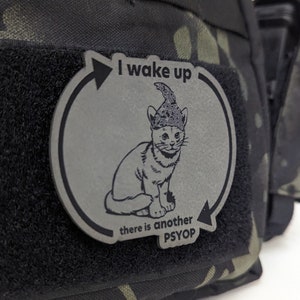 I Wake Up, There is Another Psyop Meme Morale Patch: Tactical Hook and Loop Patch (3x2") - Etsy