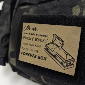 Forever Box Meme Patch: Tactical Morale Patch, Hook and Loop - Etsy